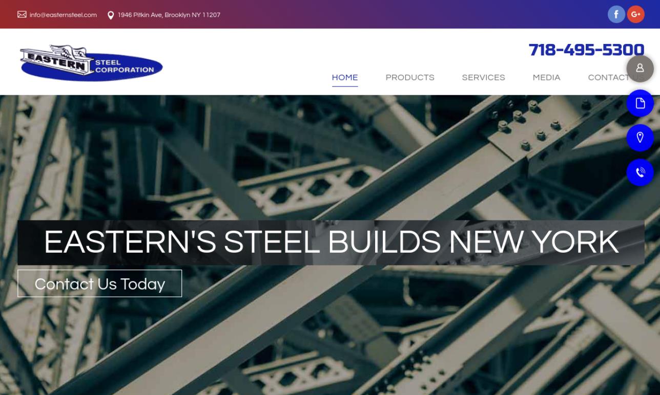 Eastern Steel Corp. | Steel Service Centers