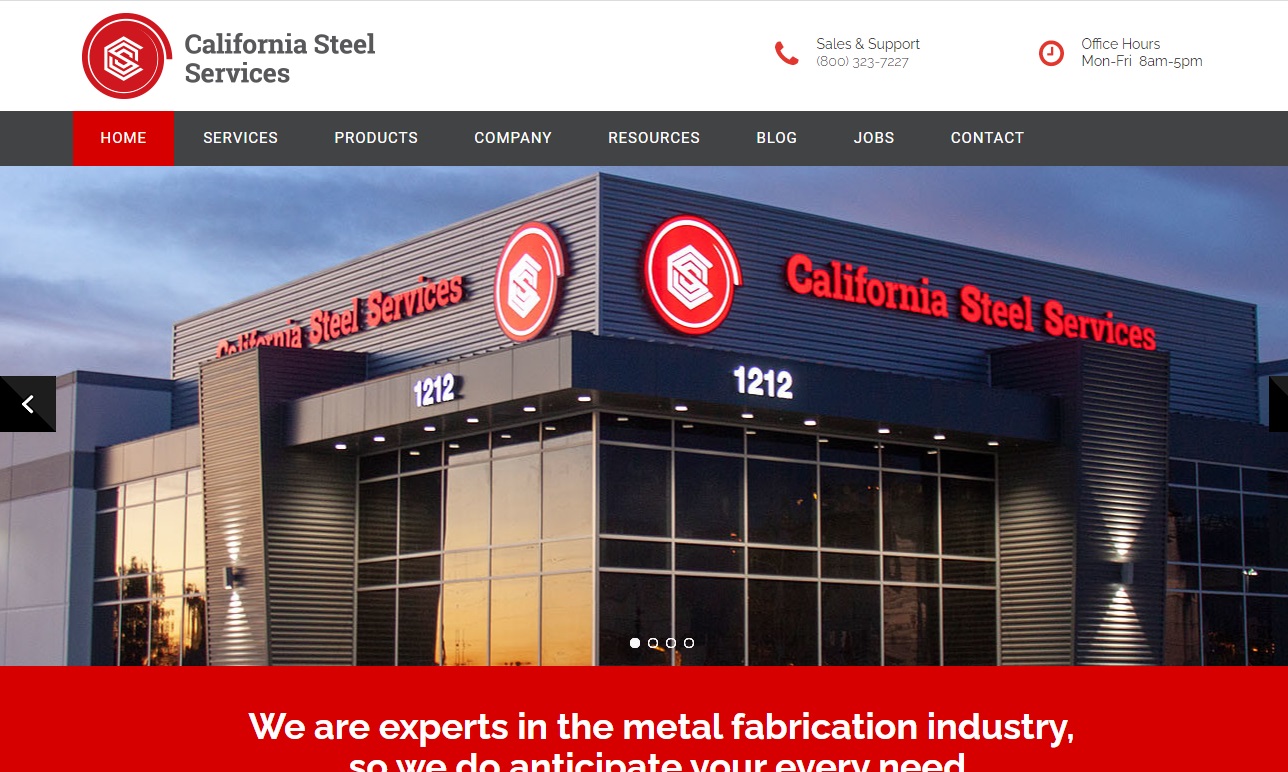 California Steel Services | Steel Service Centers