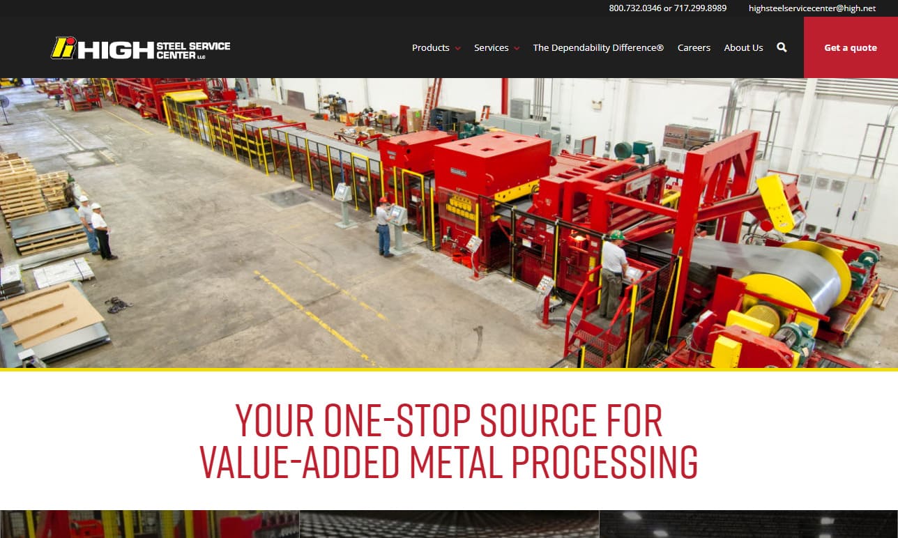 High Steel Service Center LLC | Steel Service Center
